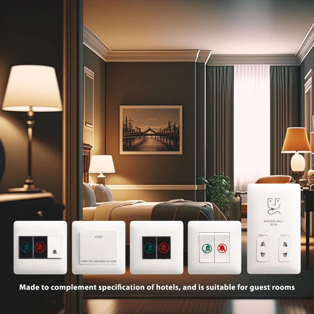 Panasonic Hotel Switches | Smart & Sleek Controls – Electra Lights