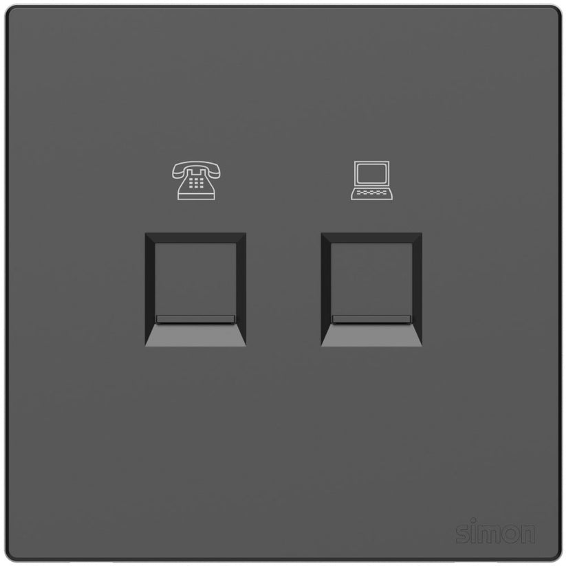 Telephone & Data Outlet Cat6 - Color – Electra Lights