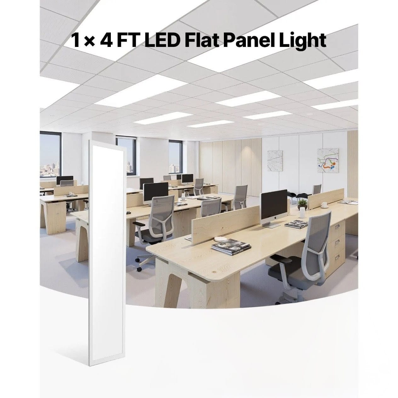 Venus 1x4 LED Panel Light (48w) – Electra Lights